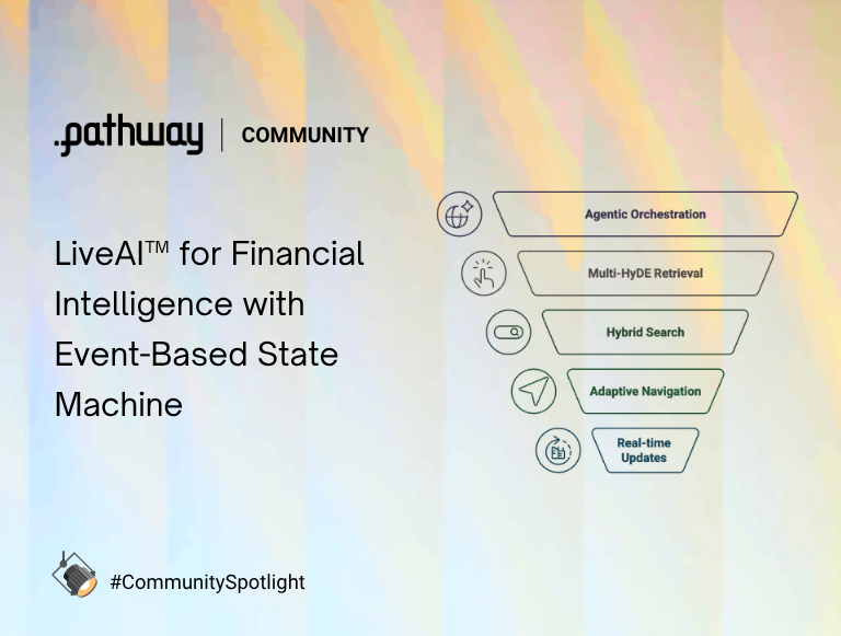 LiveAI™ for Financial Intelligence with Event-Based State Machine | Pathway